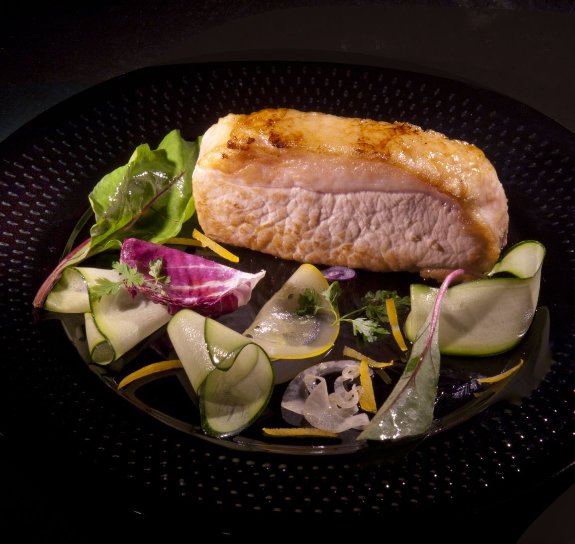 La viande du Porc Noir de Bigorre AOP